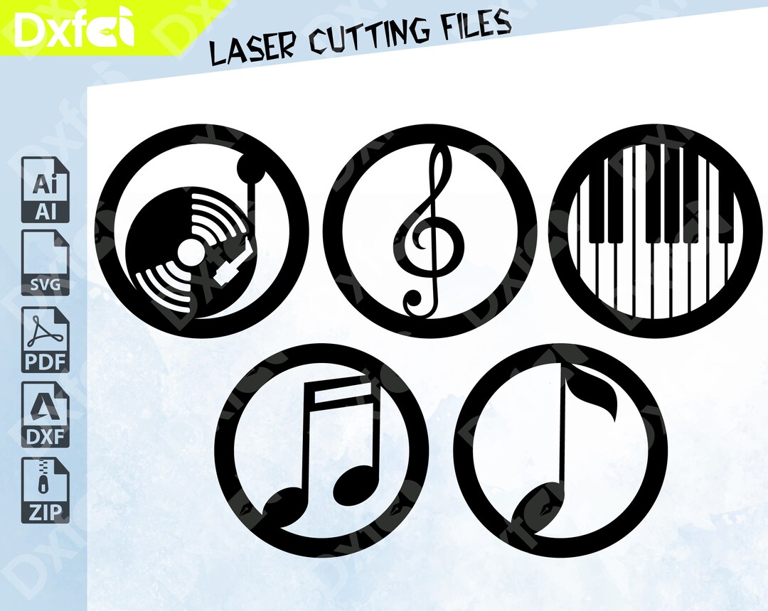 Music Notes SVG, Music Note SVG Bundle, Music Notes Clipart, Music ...