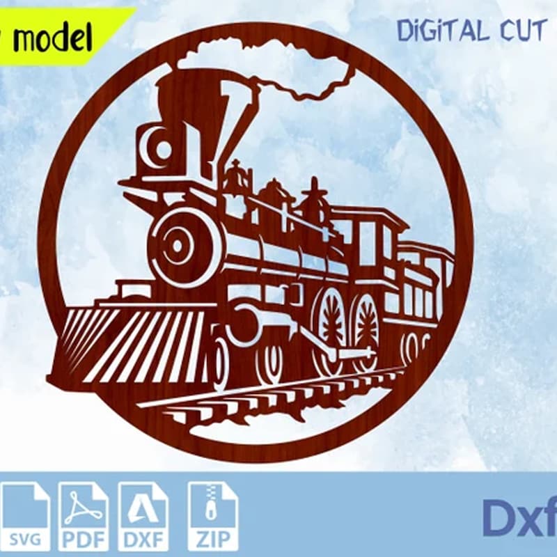 Plasma Dxf Train - Etsy UK