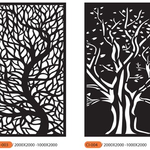 Panel Dxf Garden Pattern Wall Art, Laser Cut File, Wall Decor ...