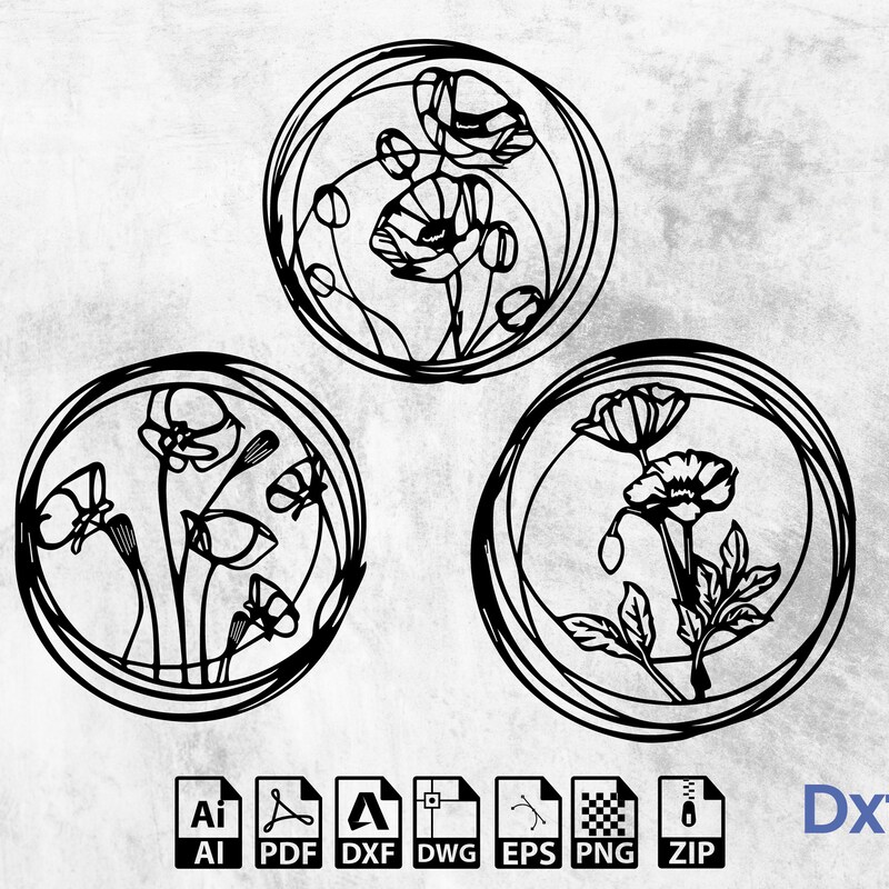 Poppy Flower Svg - Etsy