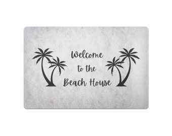 Palm Tree Door Mat - Etsy