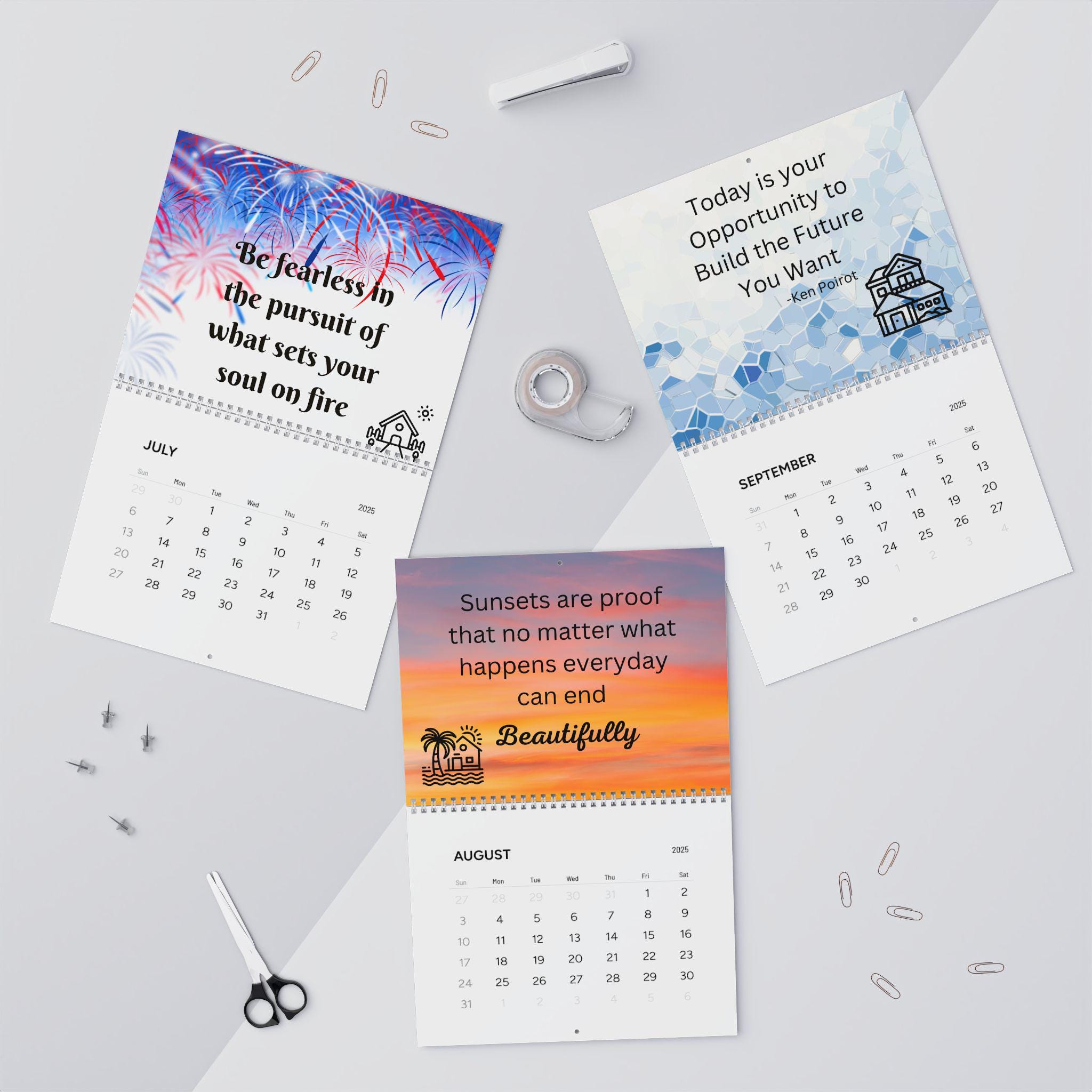 2025 Motivational and Funny Wall Calendar for Real Estate Agents - Etsy