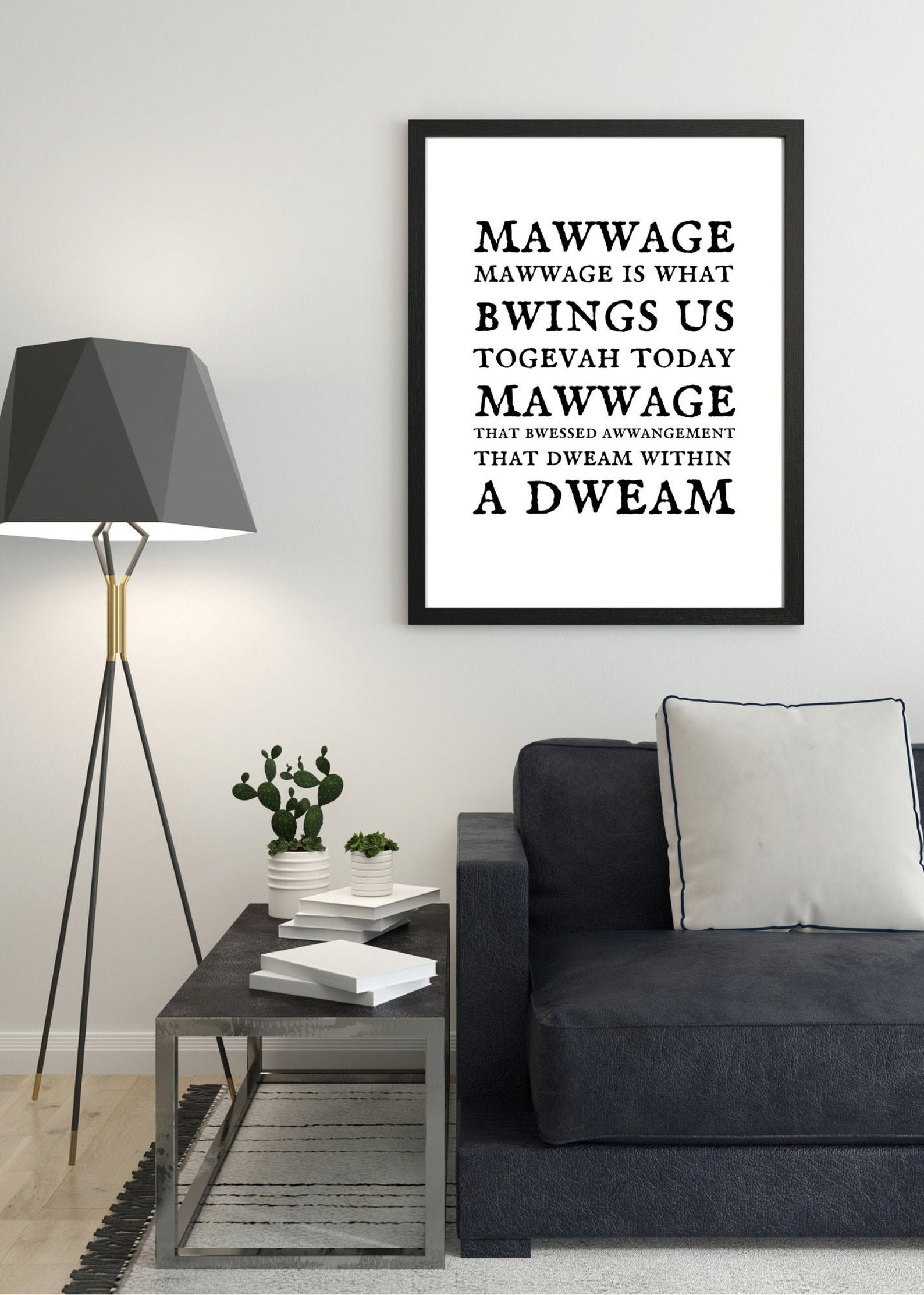 The Princes Bride, Mawwage, Digital Download, Movie Poster, Wall Decor ...