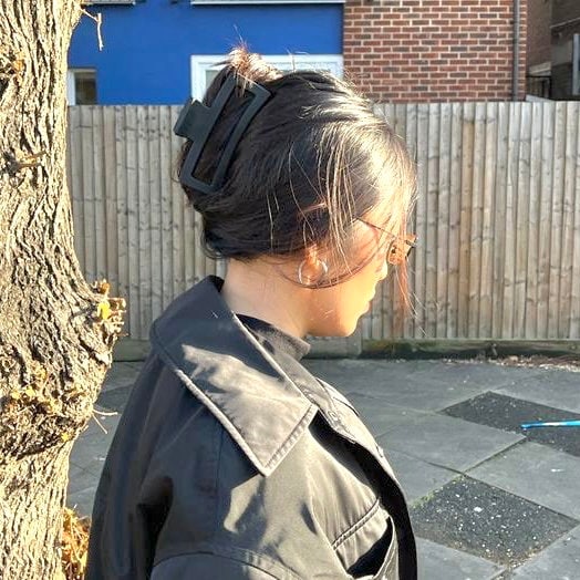 XXL Jumbo Hair Claw 13cm, Extra Large Hair Claw, Matt Claw Clip, Hair ...