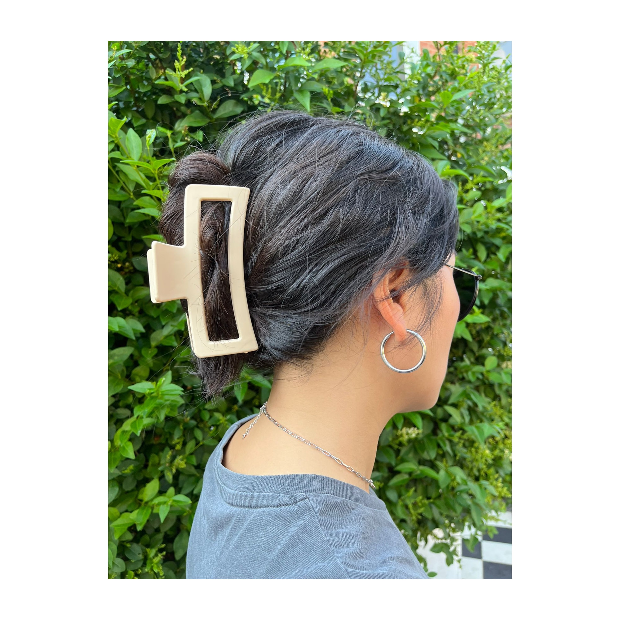 XXL Jumbo Hair Claw 13cm, Extra Large Hair Claw, Matt Claw Clip, Hair ...