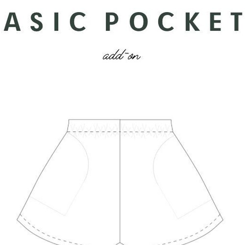 Pocket Add-on Sewing Pattern PDF Download Summer Outfit - Etsy