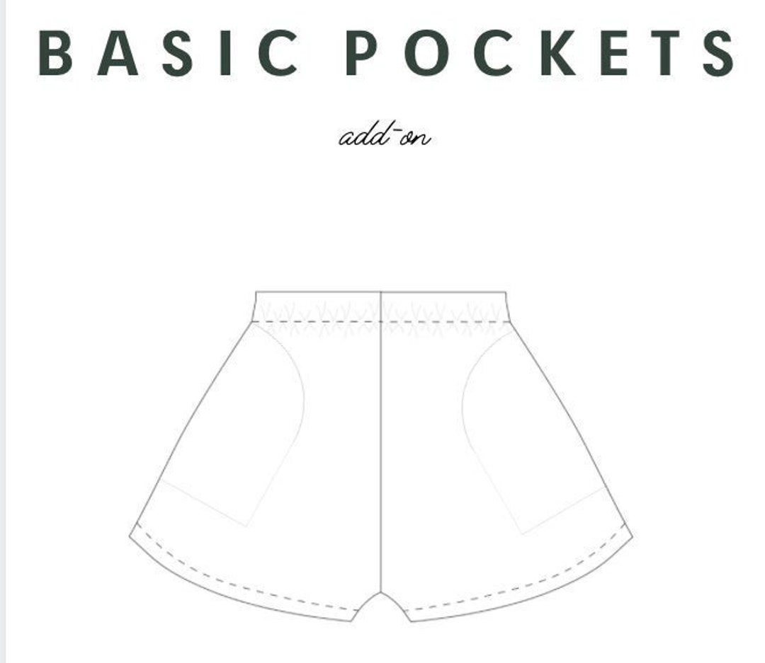 Pocket Add-on Sewing Pattern | PDF Download Summer Outfit Sewing ...