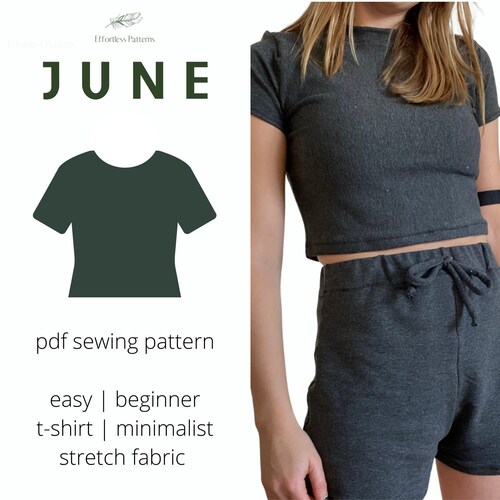 JUNE Shorts Easy Sewing Pattern A4 Letter PDF Download - Etsy