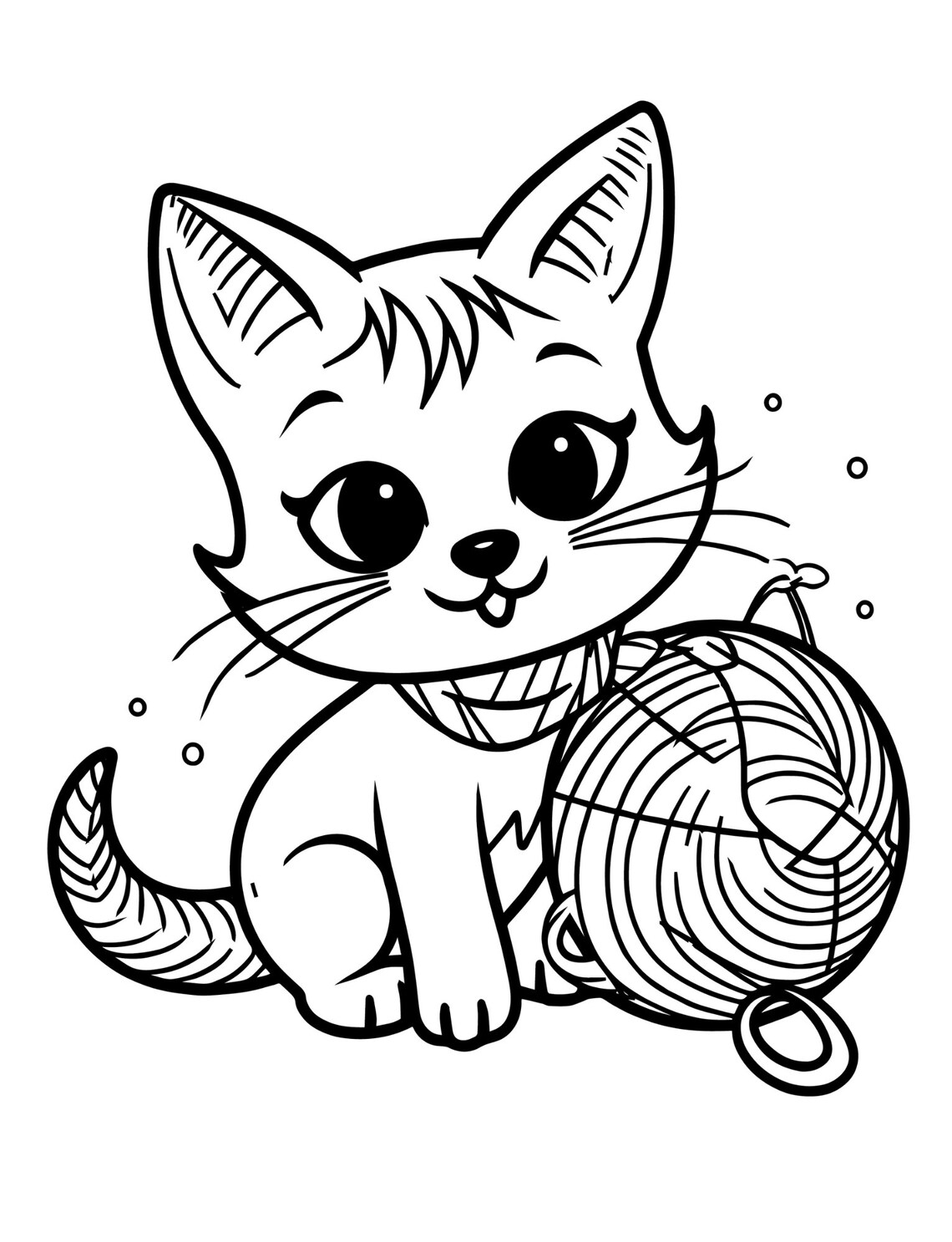 Whiskers & Wonder: A Printable Digital Kids' Coloring Book of Pets ...
