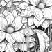 Spring Rain Coloring Pages for Adults and Teens Digital Coloring Page ...