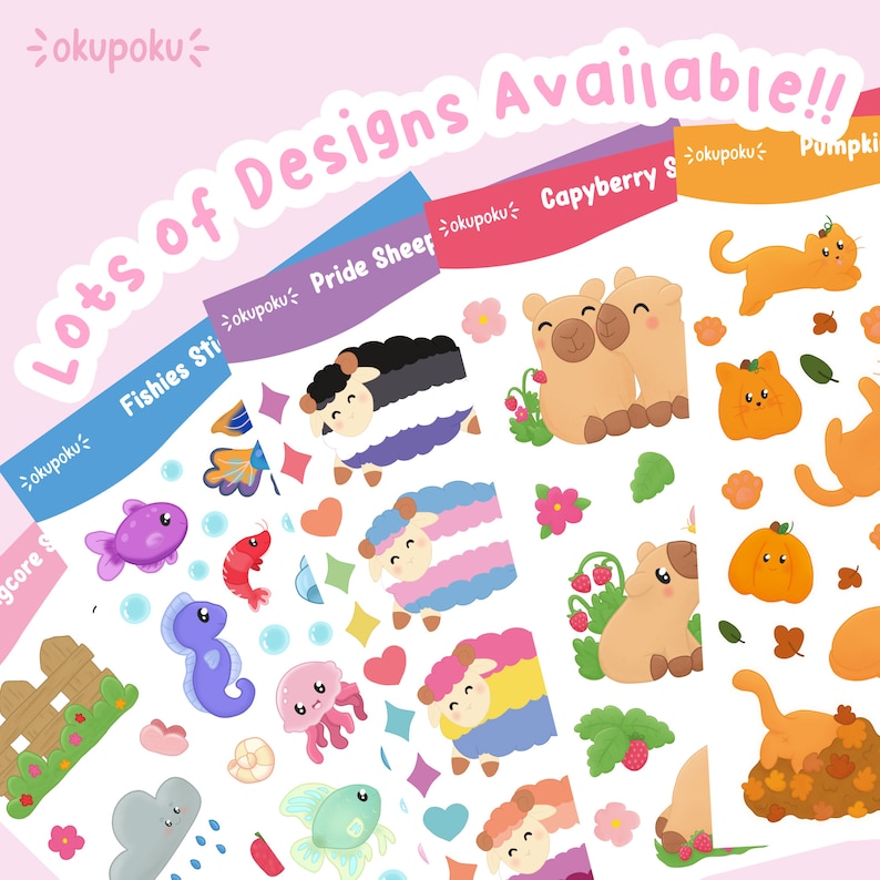 Capybara Berry Planner Stickers, 23 Piece Sticker Sheet - Etsy