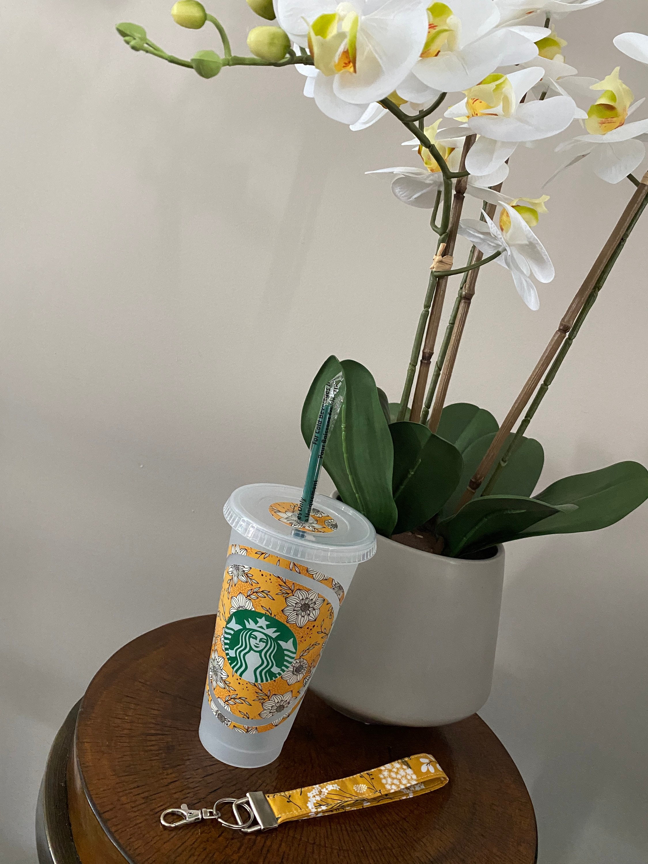 Starbucks Cold Cup and Wrist Keychain - Etsy