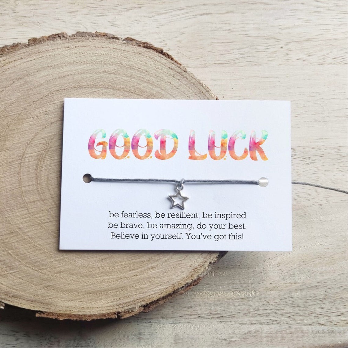Good Luck Gifts Good Luck Bracelets Inspirational Courage Be Brave Good ...