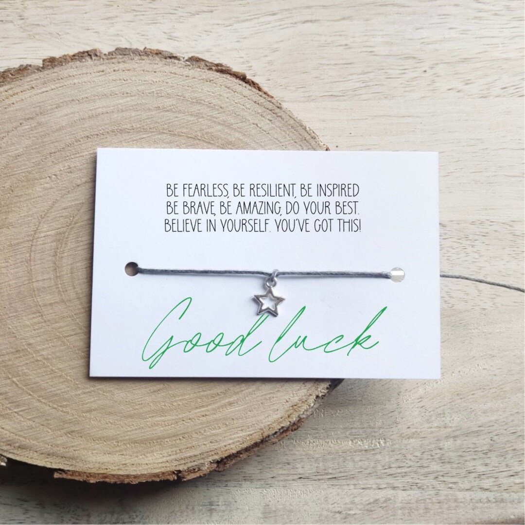 Good Luck Gifts Good Luck Bracelets Inspirational Courage Be Brave Good ...
