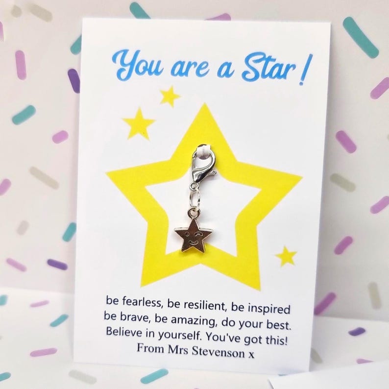 You're a Star Charm: Class of 2025 Leavers Gift, Keyring on Card - Etsy UK