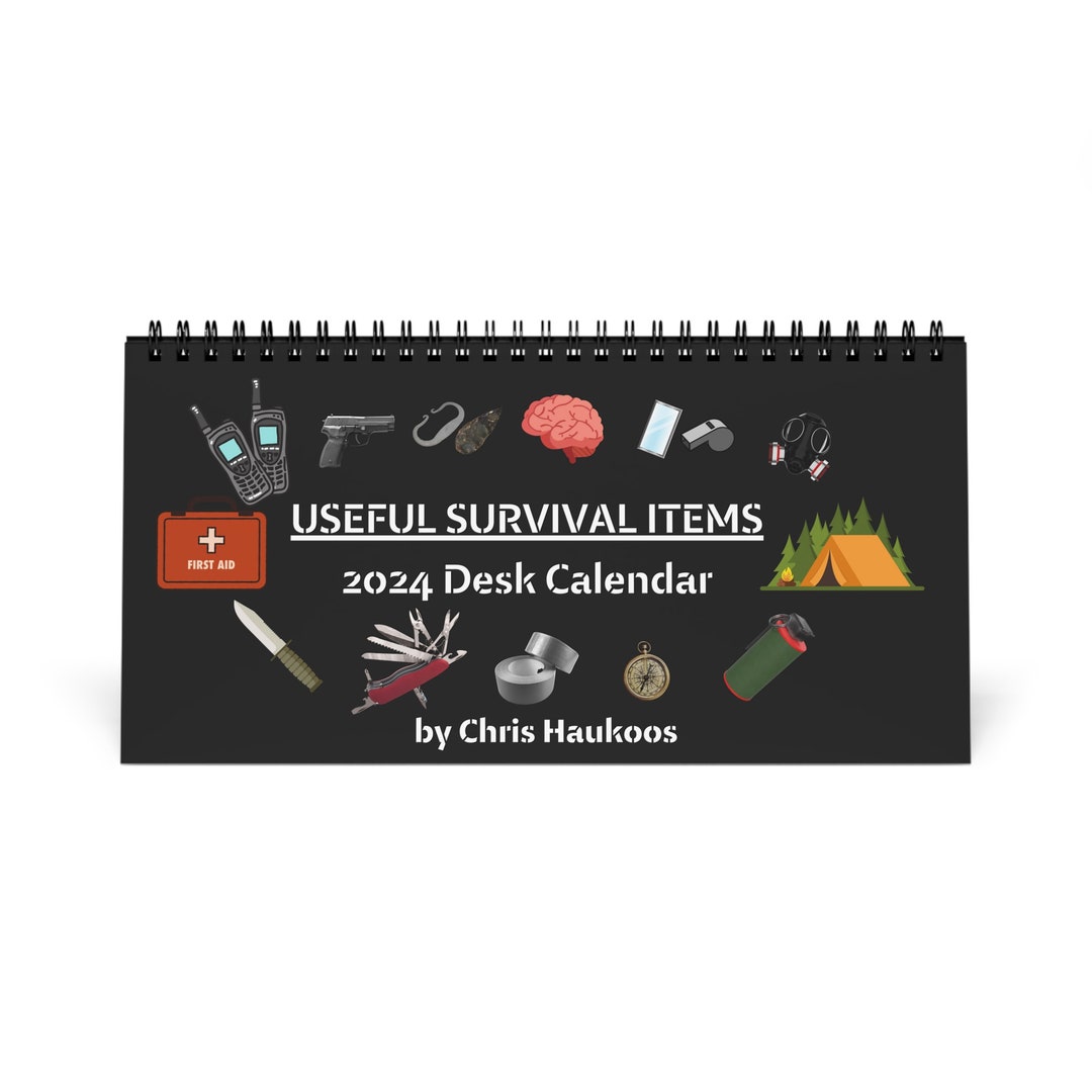 2026 Survival Items Desk Calendar - Etsy