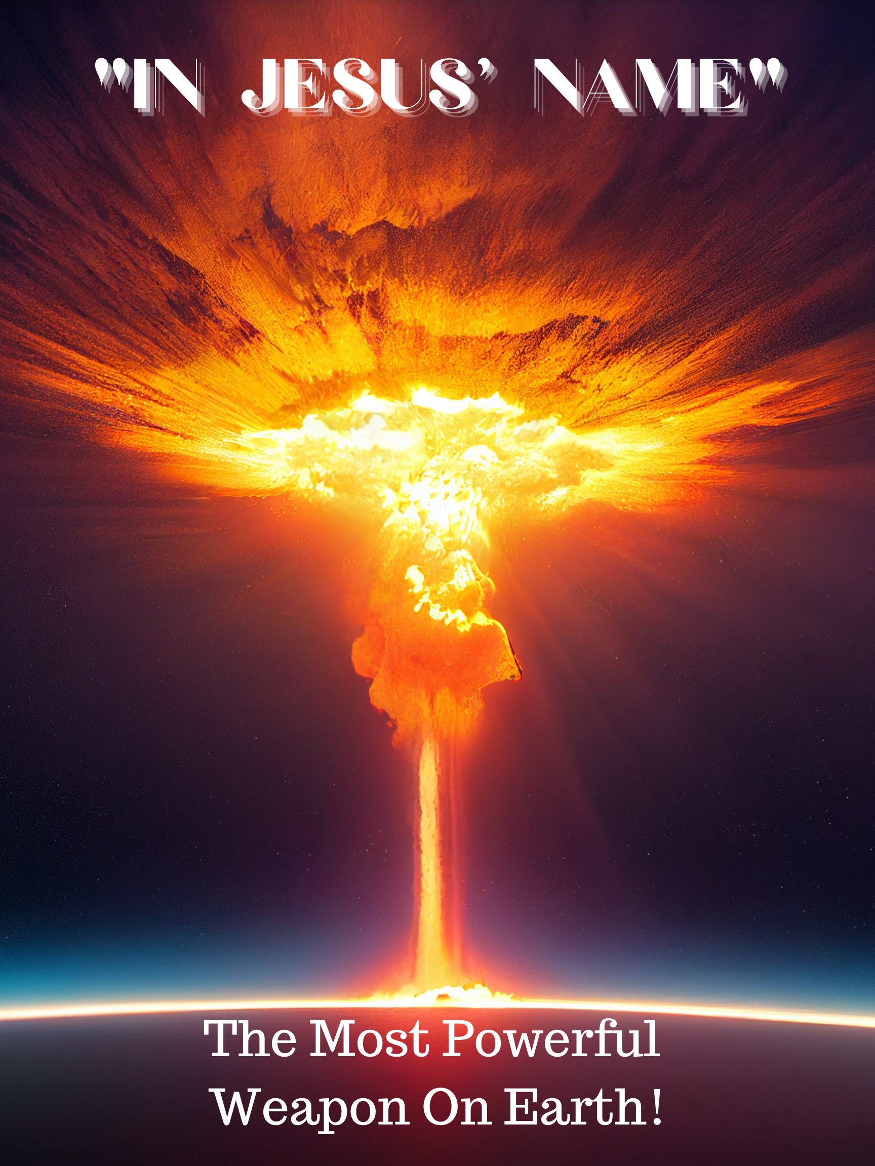 IN JESUS' NAME Poster - Etsy