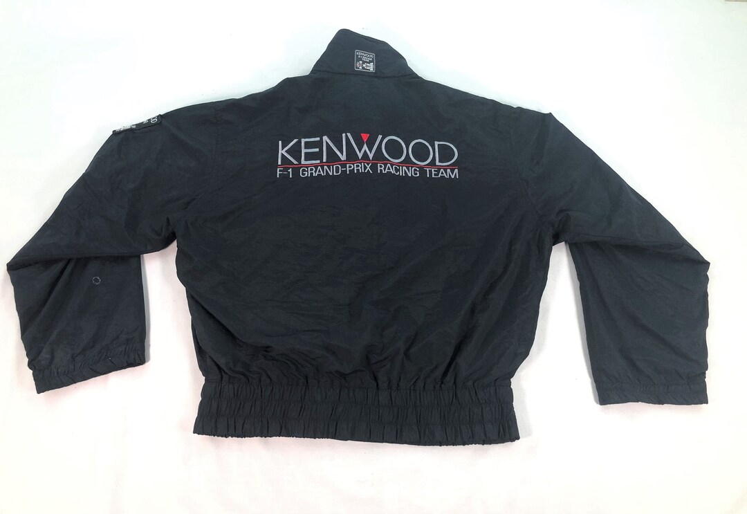 Vintage Kenwood F1 Grand-prix Racing Team Jacket Black Motorsports Men ...