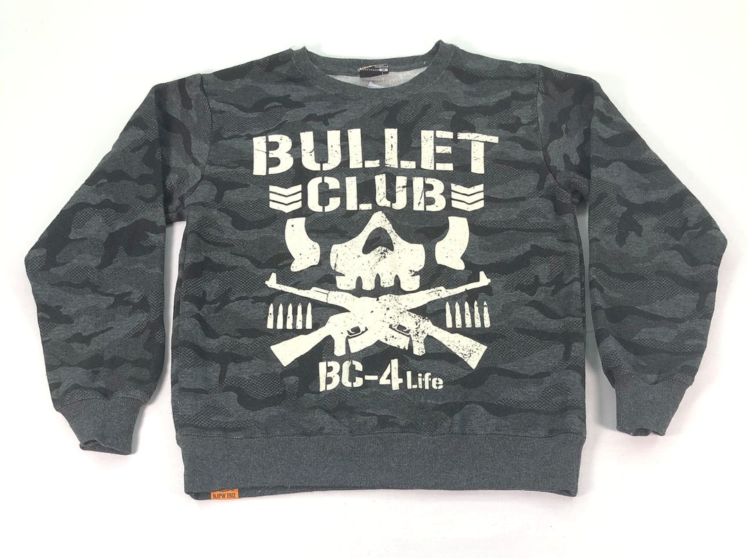 BULLET CLUB Japan Pro Wrestling Sweatshirt Women Nwjp Crewneck Pullover ...