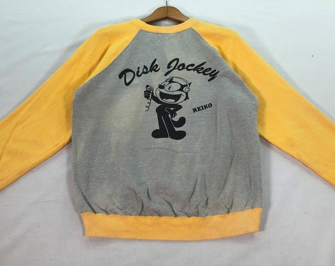 Vintage Disk Jockey Felix the Cat Sweatshirt Women Felix the Cat ...