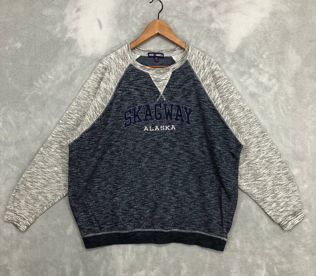 Skagway Alaska Sweatshirt Vintage Alasaka Crewneck Alaska Sweatshirt ...