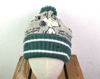 Snoopy Knit Hat - Etsy