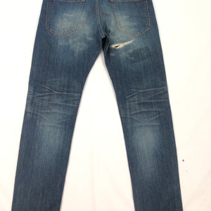 Nano Universe Tokyo Distressed Denim Jeans - Slim Fit Size 30 - Etsy