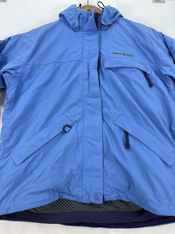 Vintage Mont Bell Blue Jacket Outdoor Sportswear Wint… - Gem