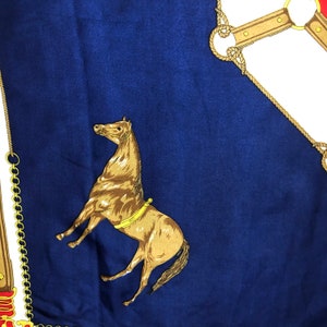 Vintage Horse Drawn Wagon Silk Scarf: Baroque Equestrian Print - Etsy