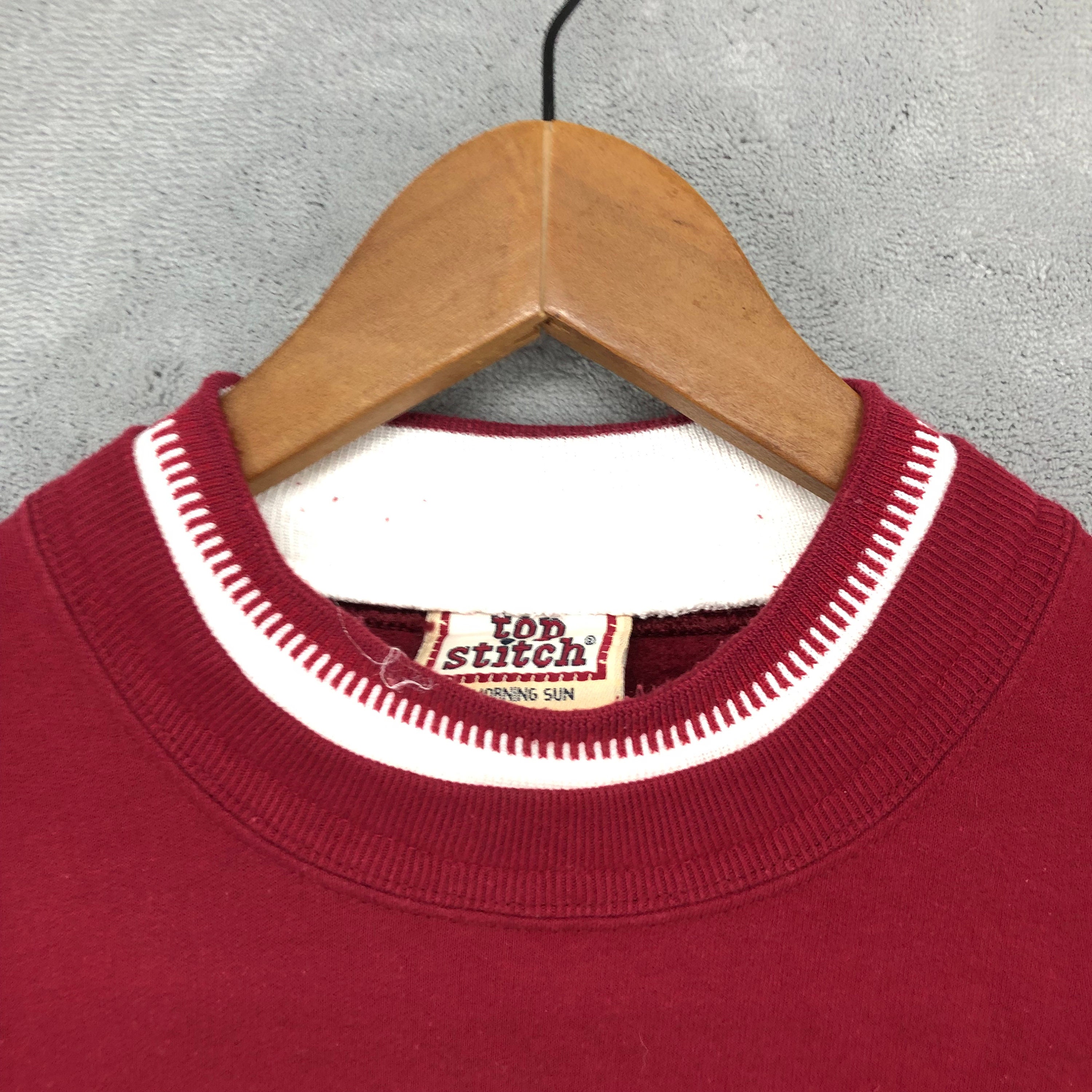 Vintage Morning Sun Roses Flower Embroidered Sweatshirt Floral Crewneck ...