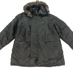 Vintage 90s ALPHA INDUSTRIES Type N3B (N) Parka Jacket Fur Vintage 90s ALPHA INDUSTRIES Type N3B (N) Parka Jacket Fur