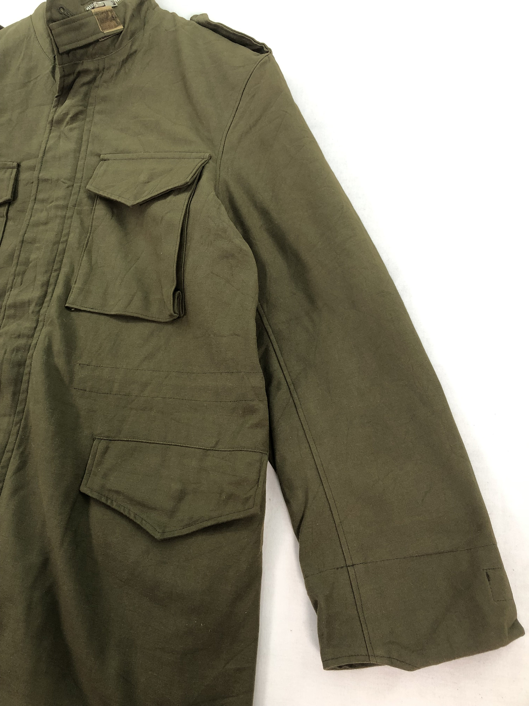 Vintage Military Field Jacket: Green Army Tactical Coat, Size S - Etsy