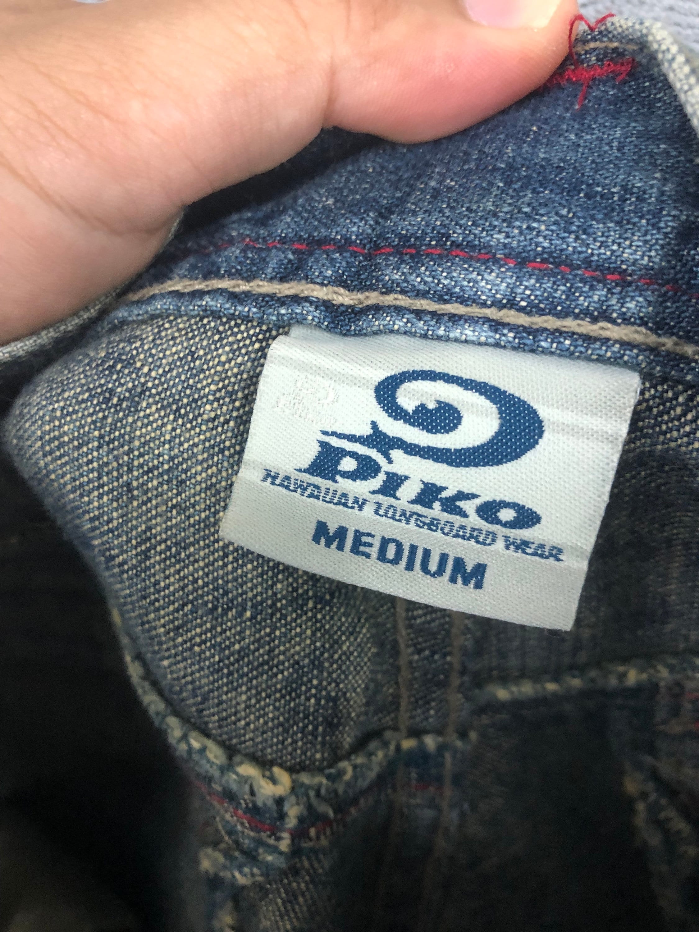 Vintage Piko Hawaiian Longboard Wear Denim Cargo Piko Hawaiian - Etsy