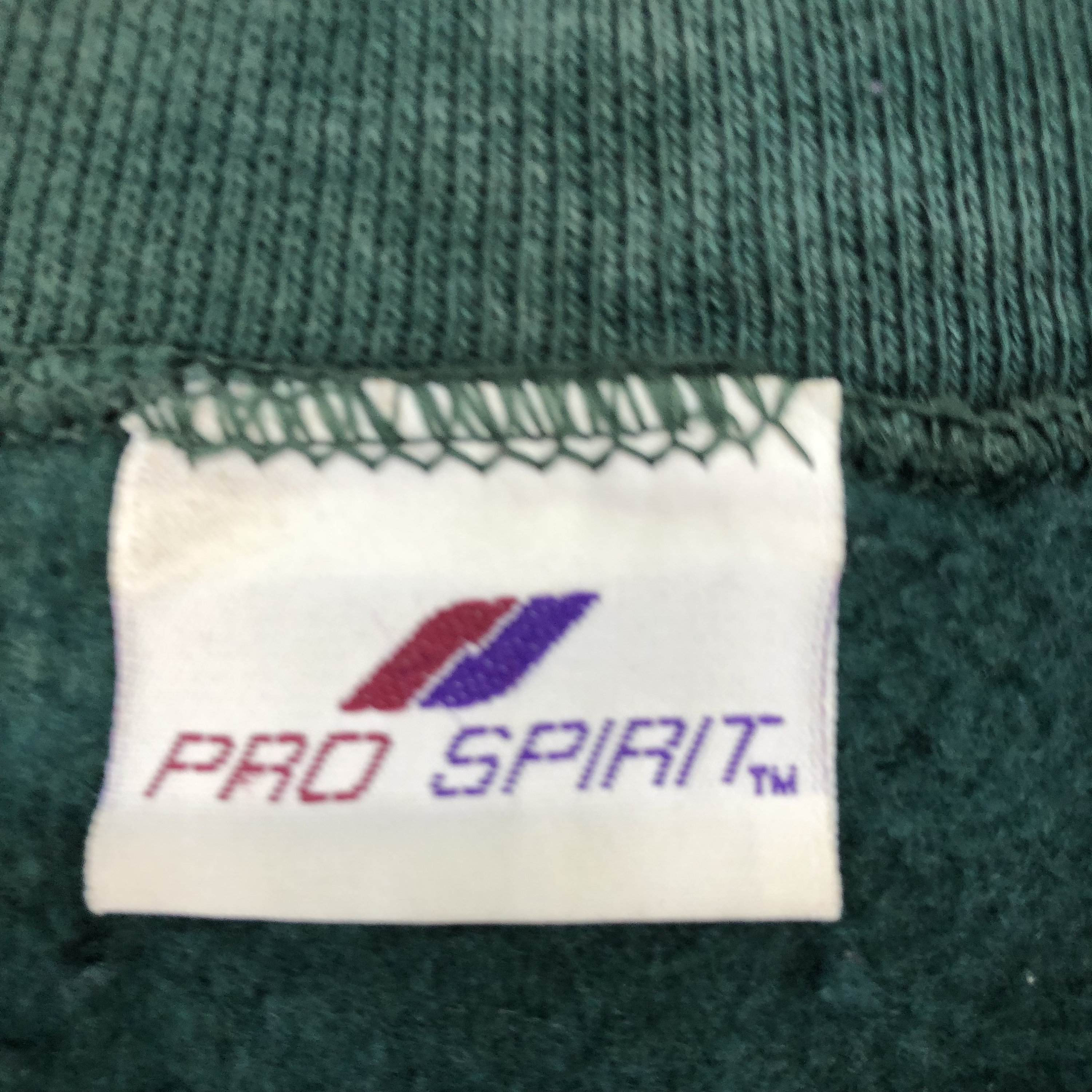 Vintage Pro Spirit Green Plain Sweatshirt Sun Faded Crewneck Blank ...