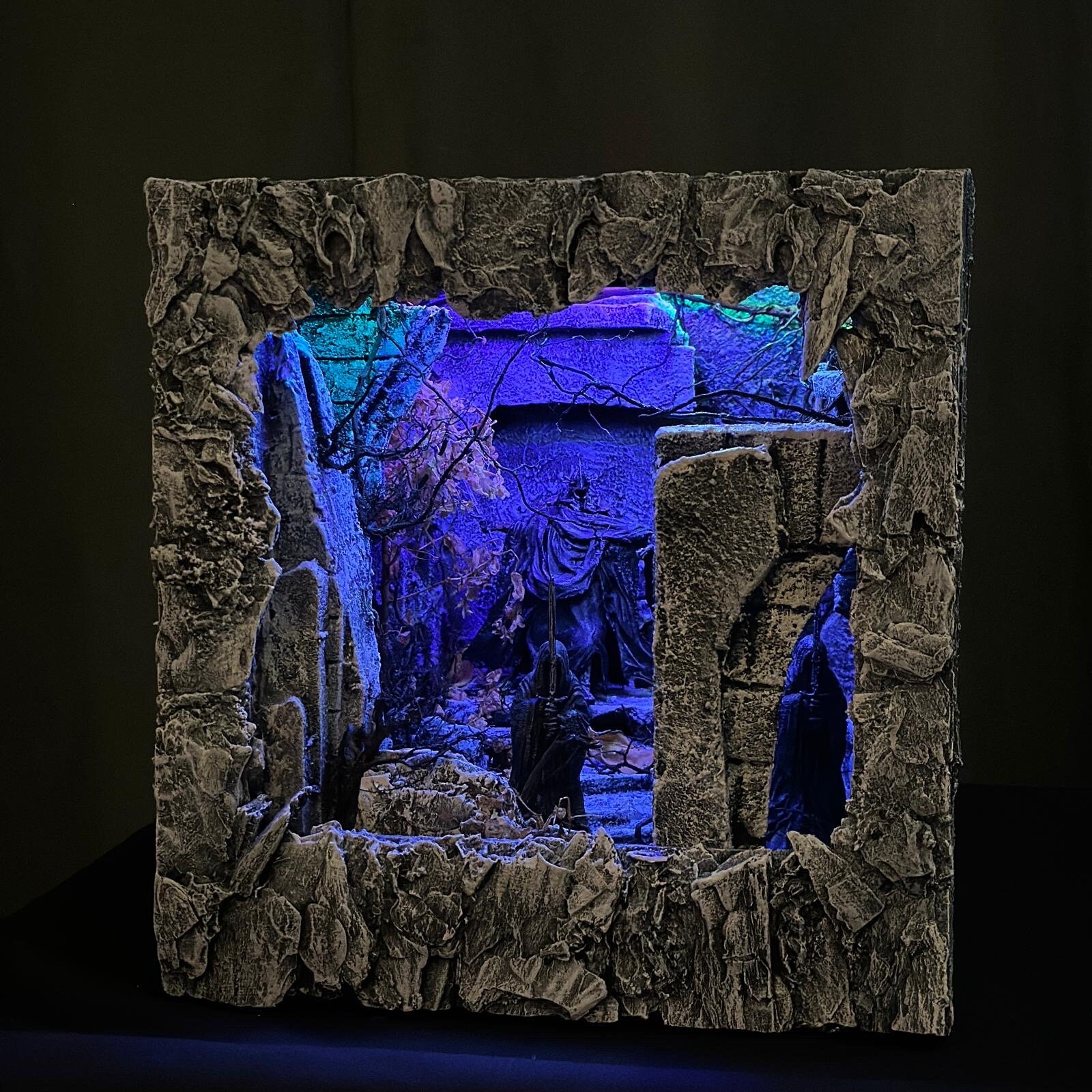 LOTR Witchking Nazgul, Lotr Book Nook,handcrafted Home Decor, Christmas ...