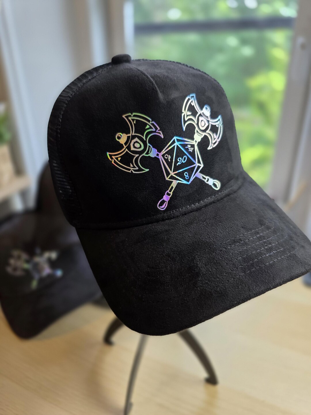 D&D Dnd Inspired Trucker, Baseball, Cap Black, DM, Goblin, Elf, Wizard ...