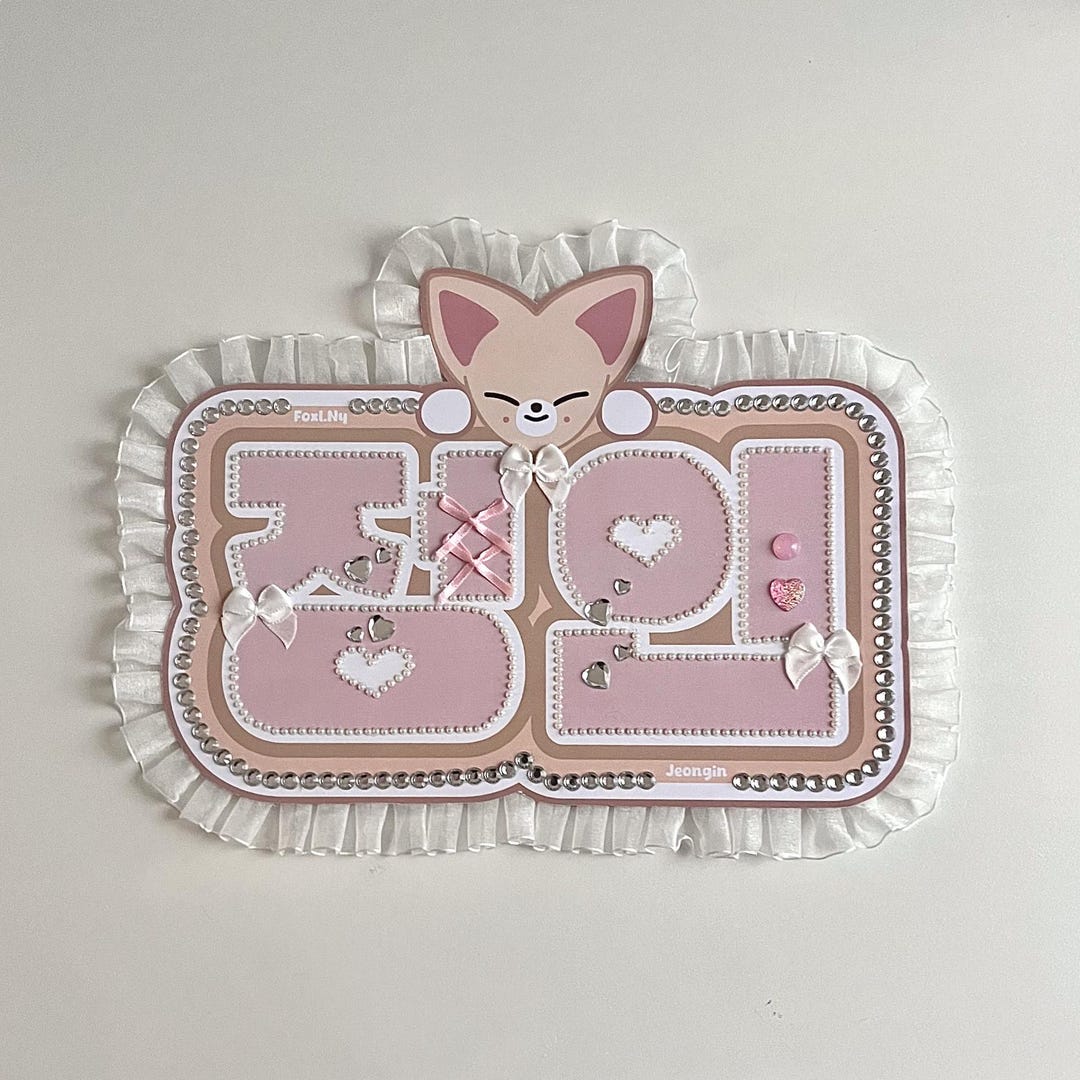 KPOP - Stray Kids SKZOO Jeong in I.N. Skz Banner Handmade - Etsy