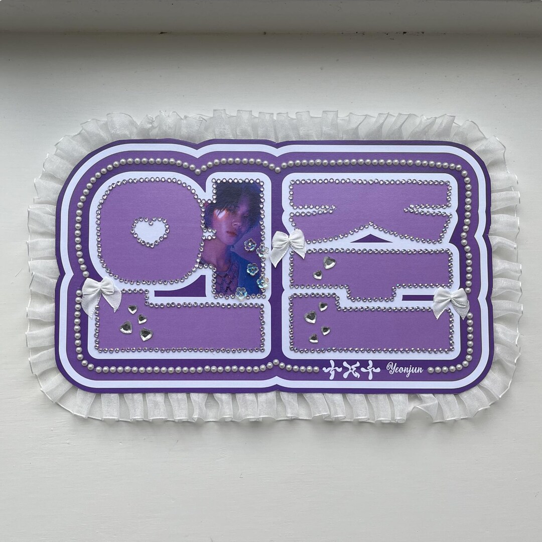 KPOP TXT Yeonjun Banner Handmade - Etsy