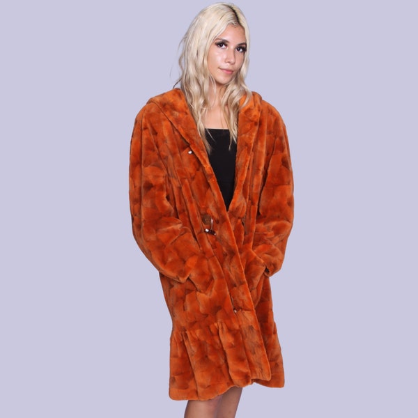 Orange Coat - Etsy