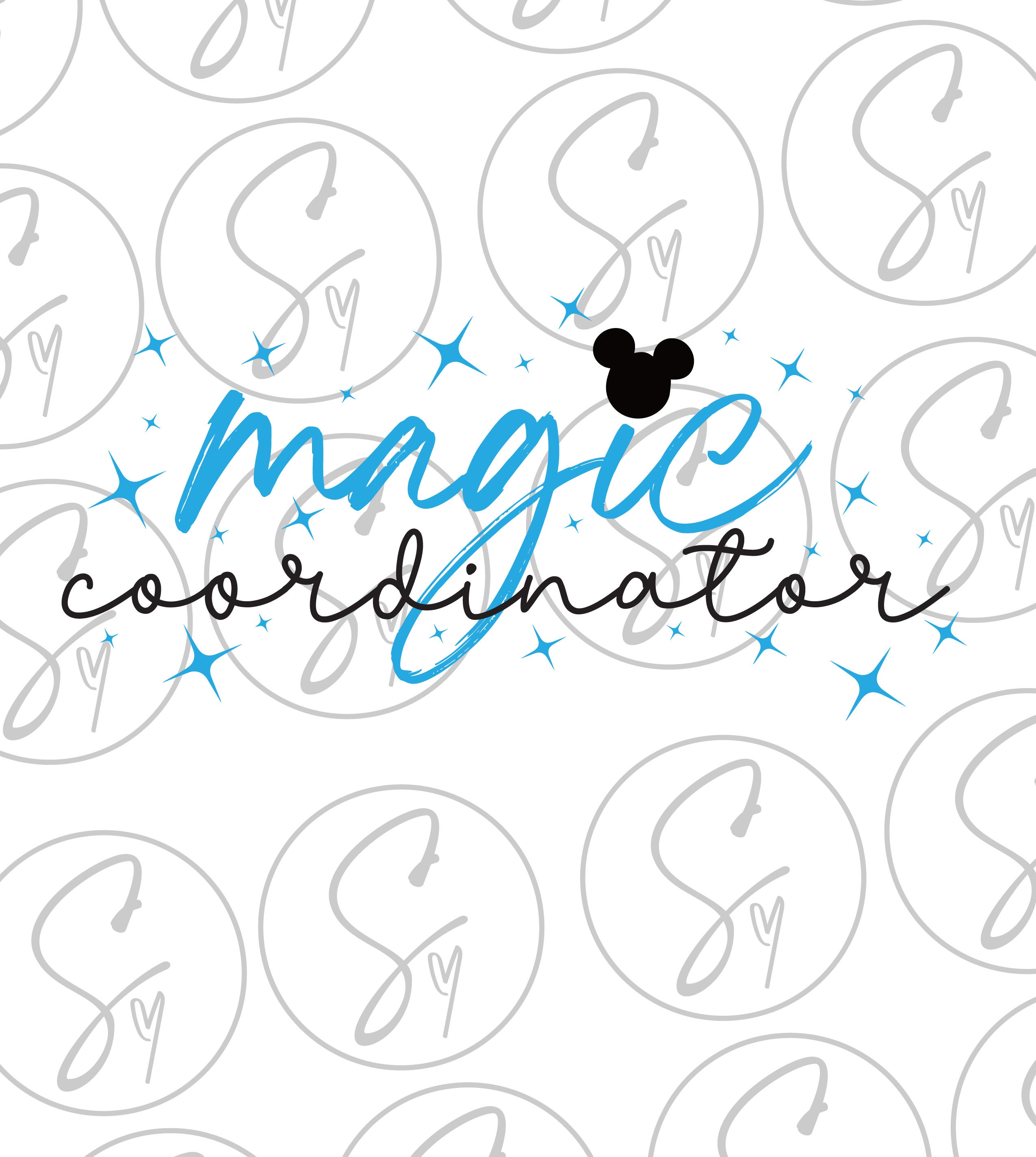 Magic Coordinator With Sparkles SVG File - Etsy