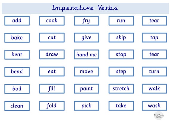 Imperative Verbs Bossy Verbs Game :: Teacher Resources And Classroom