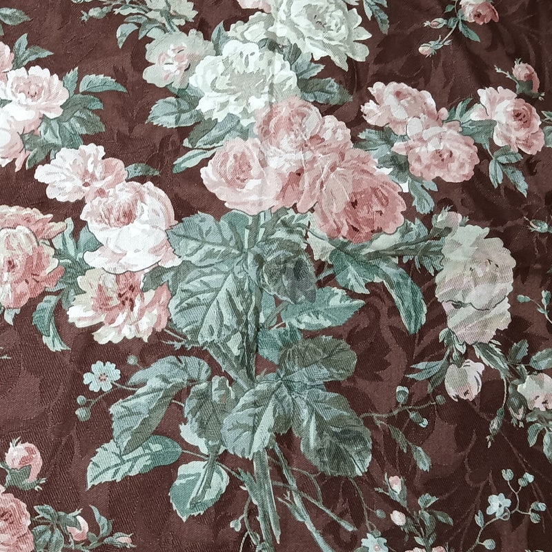 Waverly Rose Fabric - Etsy