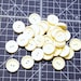 Vintage 2 Hole off White Ivory Matte Buttons Thick Outer Ridge 7/8 Inch ...