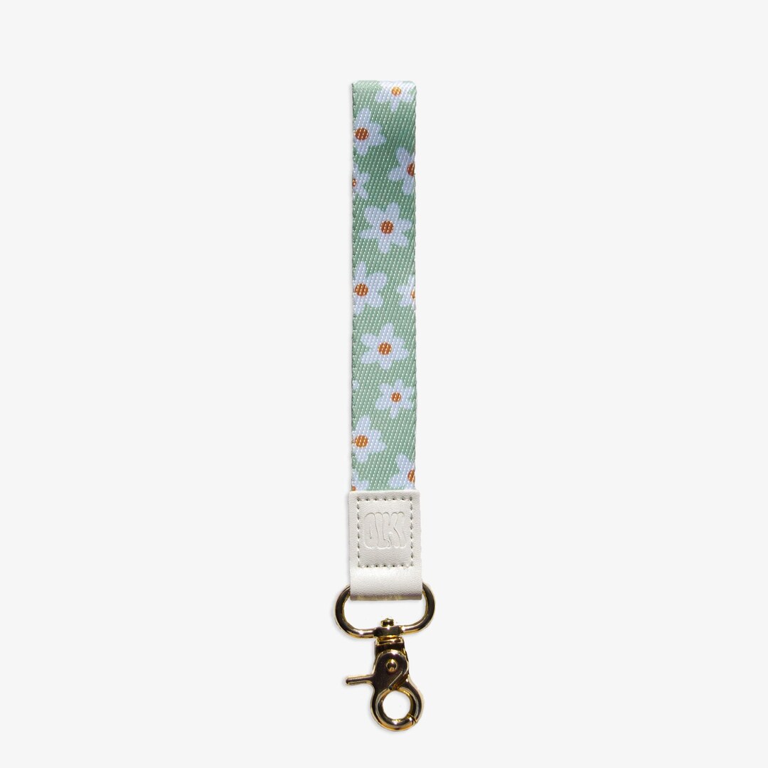 Wrist Keychain Lanyard | Flower Wristlet | Key Wristlet | Colorful Key ...