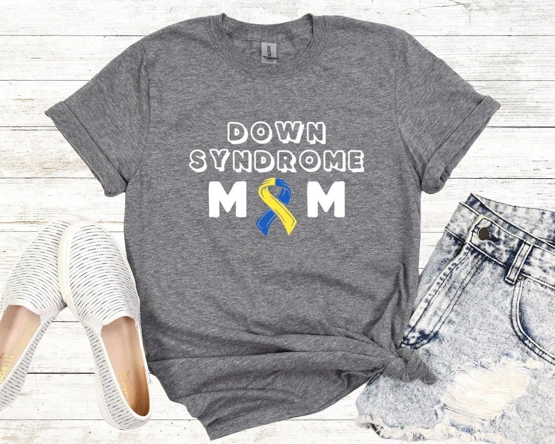 Down Syndrome Mama Ribbon Shirt, Down Syndrome Awareness Shirt, Trisomy ...