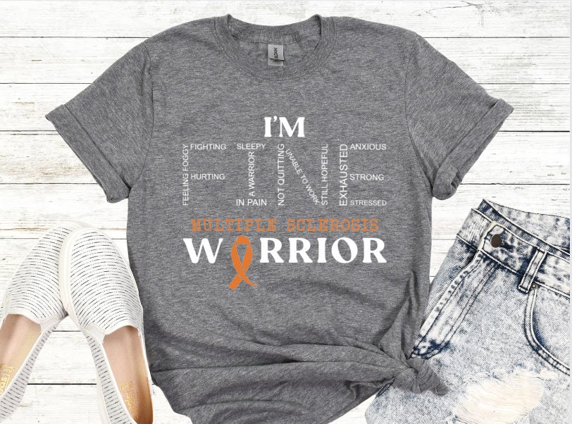 Multiple Sclerosis Warrior Shirt, Multiple Sclerosis Diagnosis ...