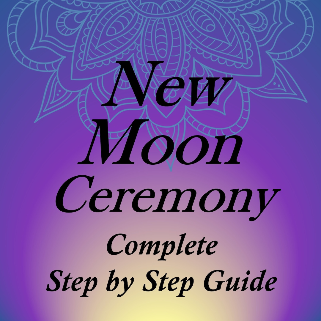 New Moon Ceremony: A Complete Step by Step Guide - Etsy