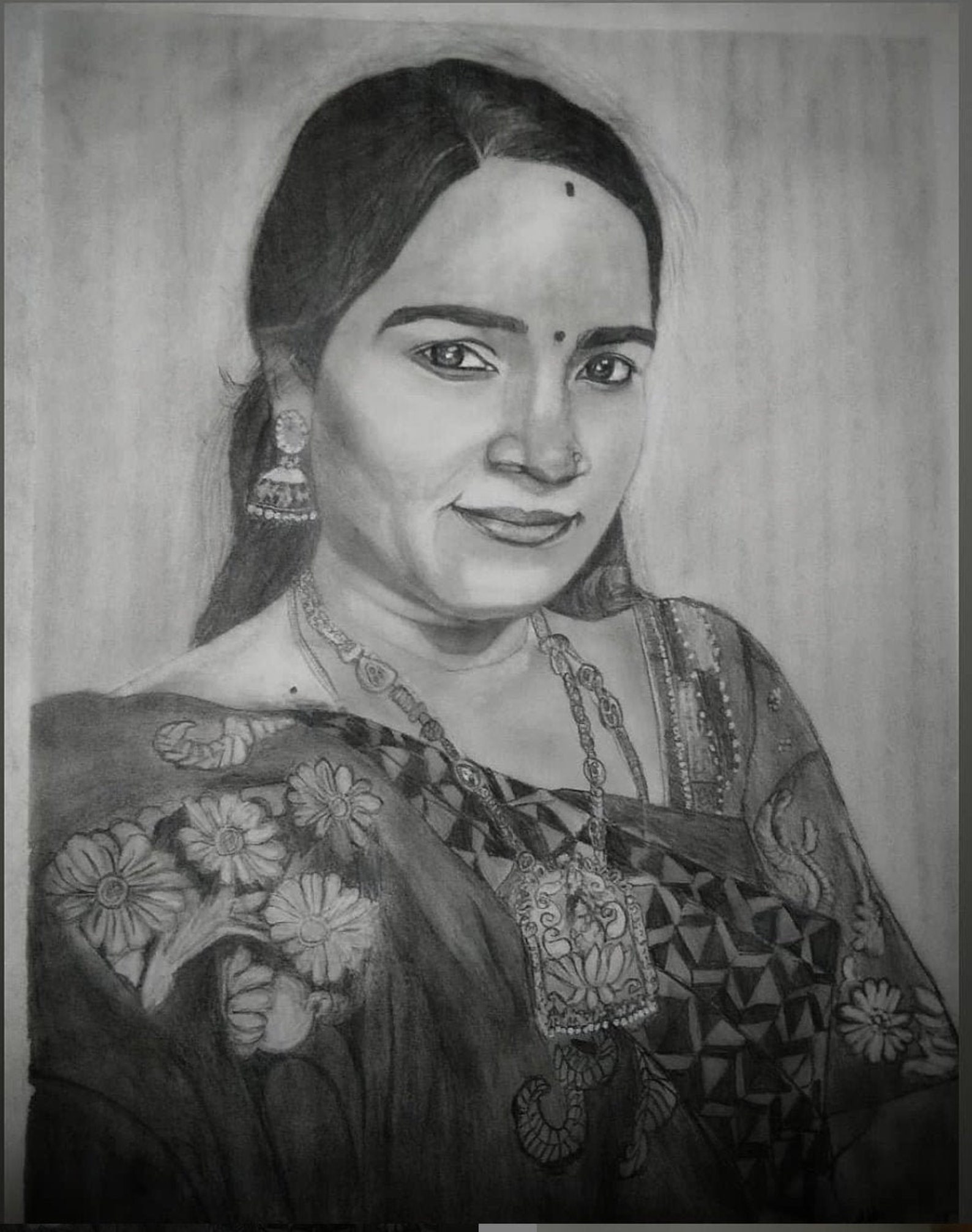 Graphite Custom Portrait, Portrait Drawing, Drawing Portrait From Photo ...