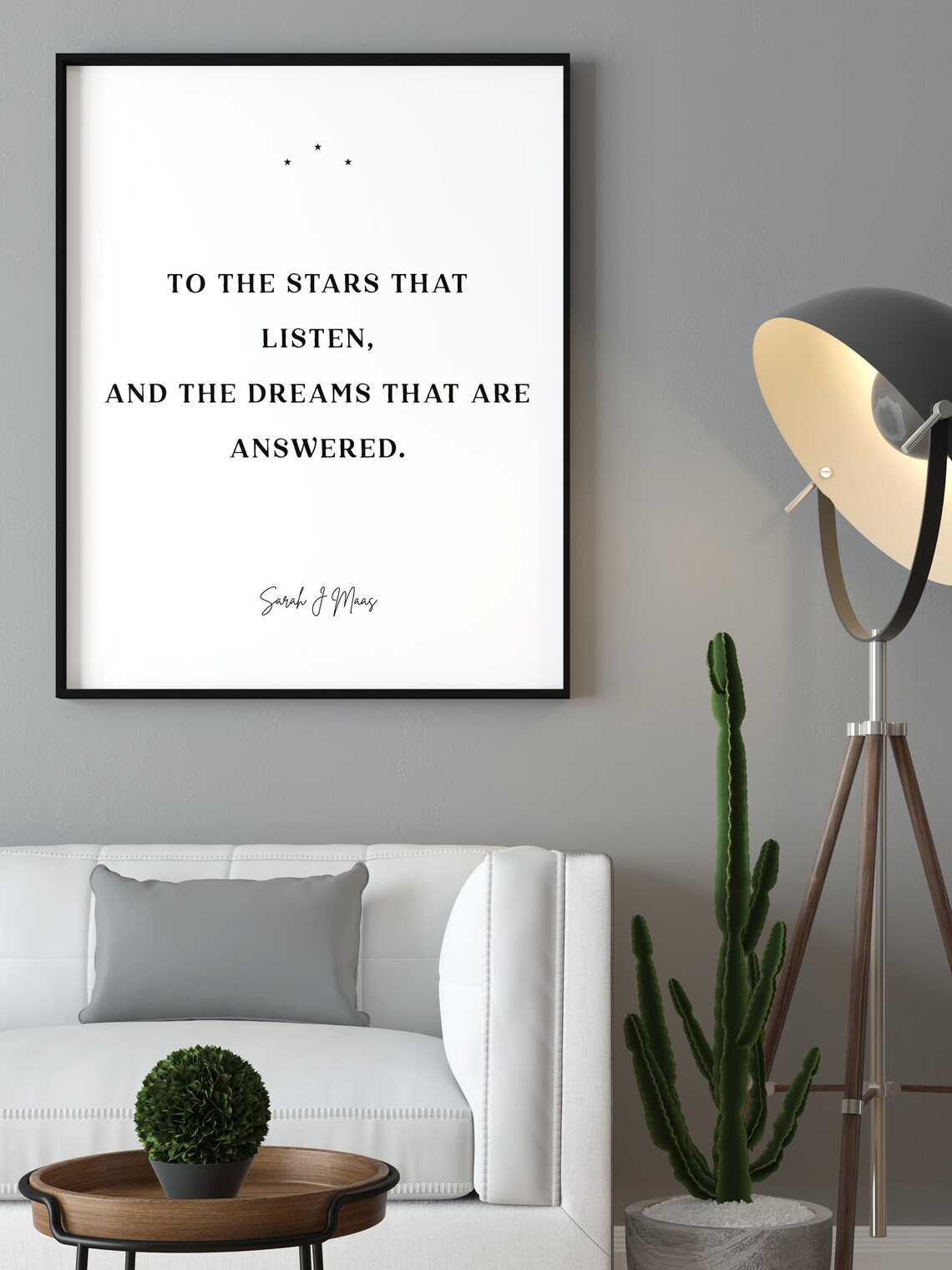 ACOMAF SJM Book Quote Printable Wall Art Poster Stars Who - Etsy
