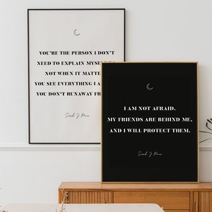 Crescent City SJM BUNDLE of 4 Book Quote Printable Wall Art Posters ...